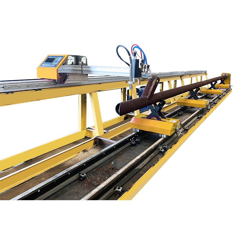 CNC Pipe Intersecting Line Flame Plasma Cutting Machine - iGOLDENLASER